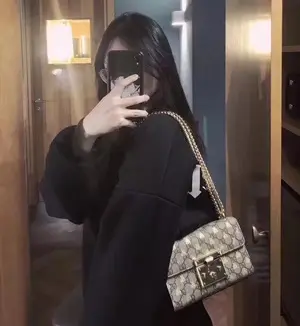 Gucci Gg Bees Padlock Small Shoulder Bag