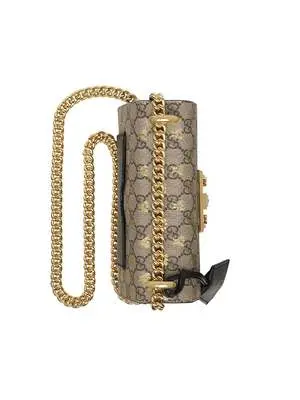 Gucci Gg Bees Padlock Small Shoulder Bag
