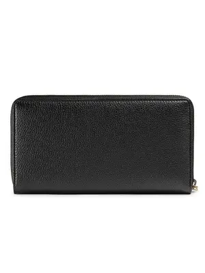 Gucci Logo Zip Around Wallet