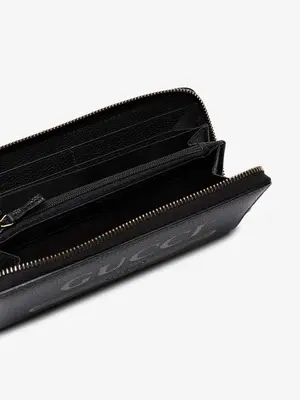 Gucci Logo Zip Around Wallet