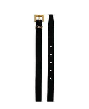 Saint Laurent Logo Plaque Belt