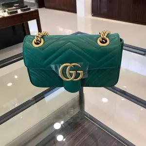 Gucci Metal Logo Shoulder Bag