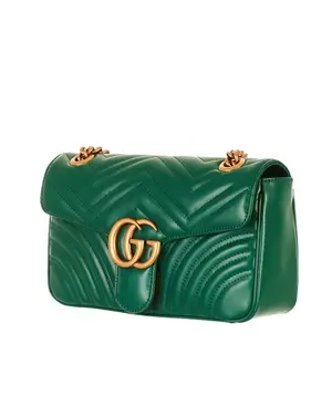 Gucci Metal Logo Shoulder Bag