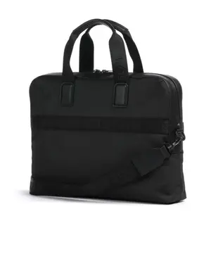 Hugo Boss Ray Logo Embossed Zipped Laptop Bag