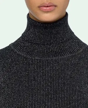 Off-White Logo Stripe Knitted Dress