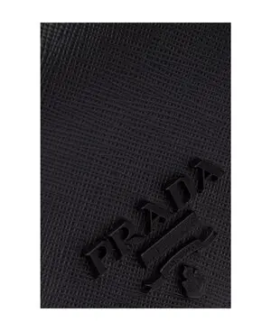 Prada Saffiano Logo Plaque Mini Bag