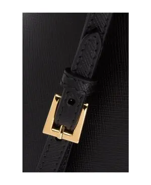 Prada Saffiano Logo Plaque Mini Bag