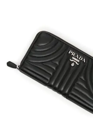 Prada Diagramme Zipper Wallet