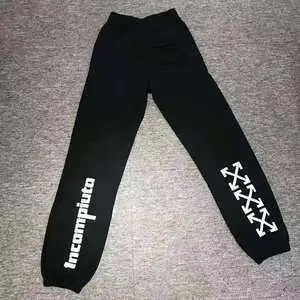 Off-White Park Canlie Same Style Mariana De Silva Slim Sweatpants