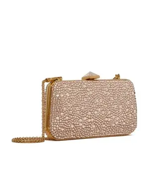 Valentino Garavani Carry Secrets" Rhinestone Minaudiere