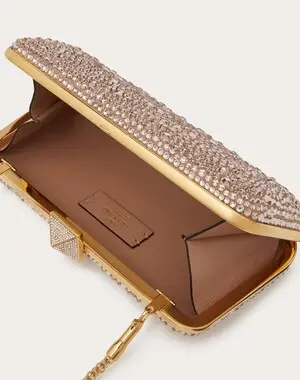 Valentino Garavani Carry Secrets" Rhinestone Minaudiere