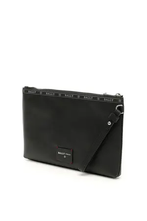 Bally Logo Zipped Clutch