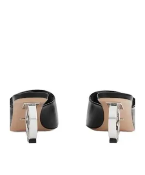 Gucci Logo Plaque Slip-on Mules