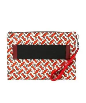 Burberry Monogram Print Zip Pouch