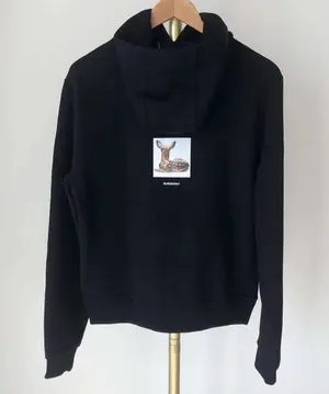 Burberry Deer-print Oversized Hoodie