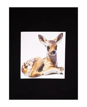 Burberry Oversized Deer Print Hoodie