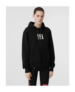 Burberry Oversized Deer Print Hoodie