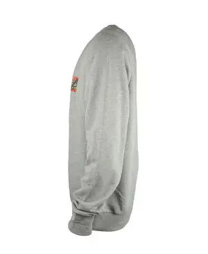 Burberry Long-sleeved Crew Neck Sweater With Printed Logo Detail