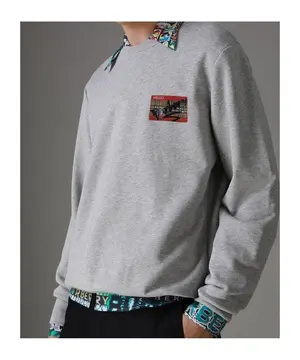 Burberry Long-sleeved Crew Neck Sweater With Printed Logo Detail