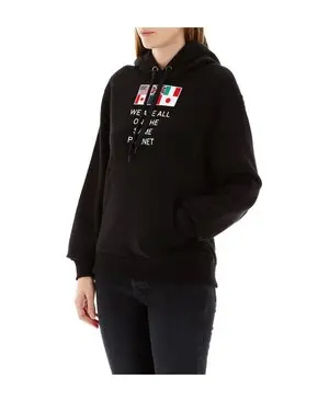 Burberry Flag Appliqué Hoodie