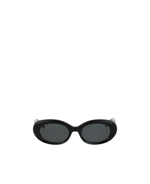 GENTLE MONSTER Logo Sunglasses - Black