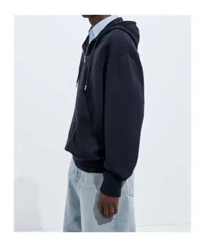 Bottega Veneta Double Wool Zip-up Hoodie - No