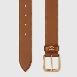 Gucci G Logo Plaque Buckle Belt
