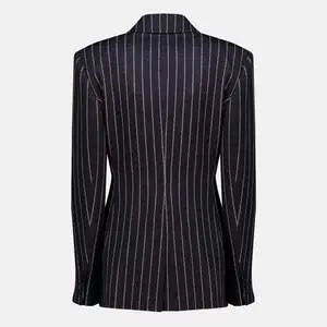 Max Mara Pinstripe Double-breasted Blazer