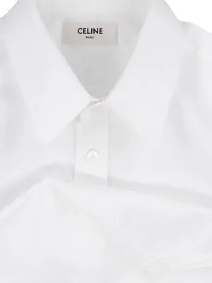 Celine Classic Shirt In Cotton Poplin