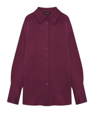 ANINE BING Bridget Shirt Fig - Red