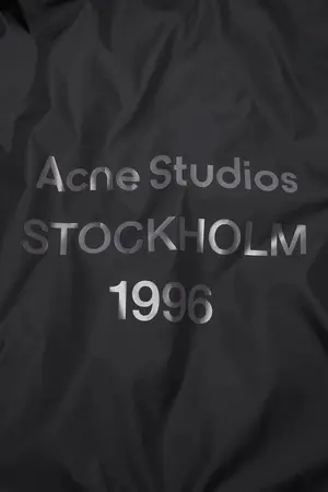 Acne Studios Zip-up Lightweight Jacket With Logo Detail