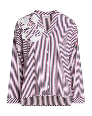 MARIA BELLENTANI Shirt Brick Size Cotton, Polyamide, Elastane - Red