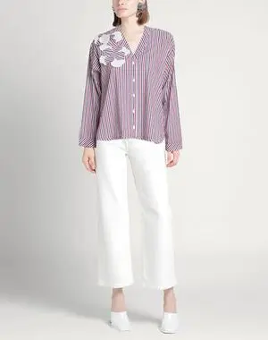 MARIA BELLENTANI Shirt Brick Size Cotton, Polyamide, Elastane