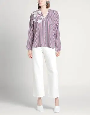 MARIA BELLENTANI Shirt Brick Size Cotton, Polyamide, Elastane