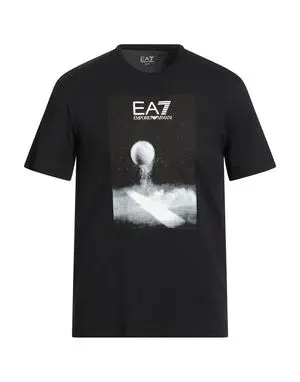 EA7 T-shirt Size Cotton - Black