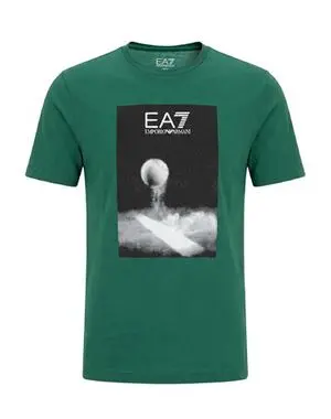 EA7 T-shirt Size Cotton - Green