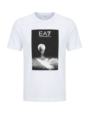EA7 T-shirt Size Cotton - White