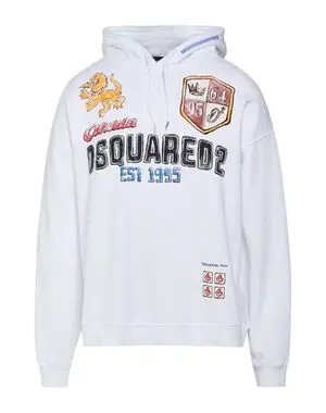 Dsquared2 Sweatshirt Size Cotton - White