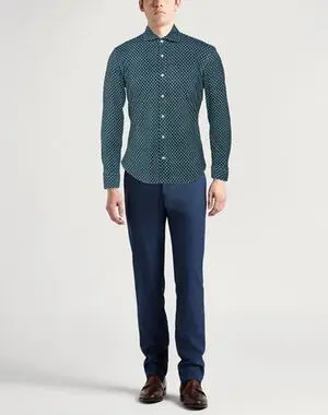 Paul & Shark Shirt Deep Teal Size Nylon, Elastane