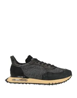 BEPOSITIVE Sneakers Size Leather, Textile Fibers - Black