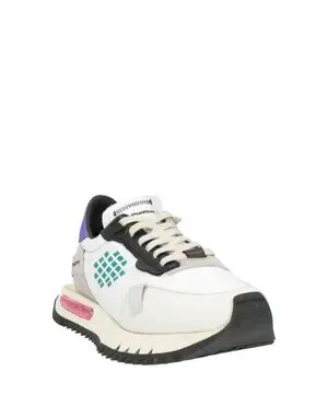 BLAUER. Sneakers Size Leather, Textile Fibers