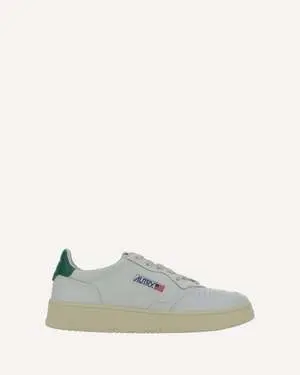 AUTRY Low 01 Leather Sneakers - White