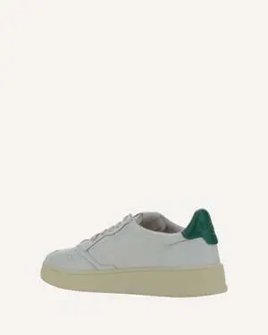 AUTRY Low 01 Leather Sneakers - White