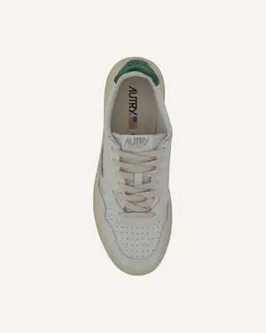 AUTRY Low 01 Leather Sneakers - White