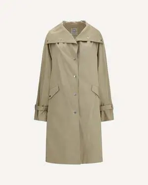 TOTEME Oversized Cotton Trench Coat - Beige