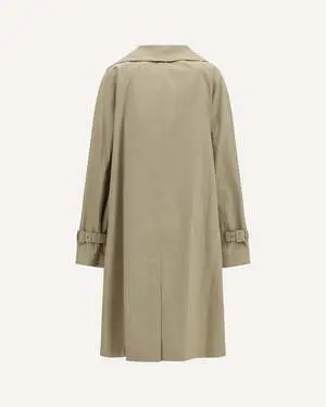 TOTEME Oversized Cotton Trench Coat - Beige
