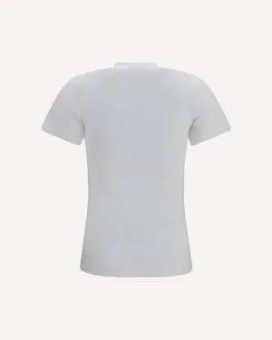 TOTEME V-neck Cotton Jersey T-shirt - White