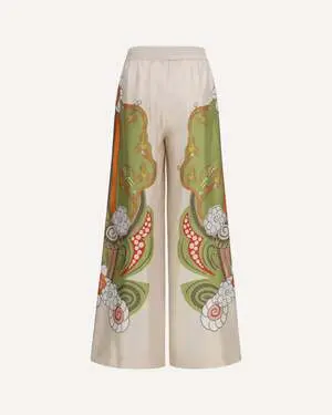 La DoubleJ Printed Ilk Palazzo Pant