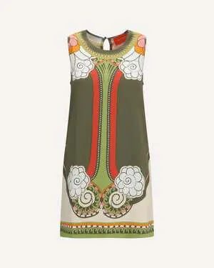 La DoubleJ Ambrosia Printed Satin Dress