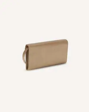 Miu Miu Leather Pouch - Beige